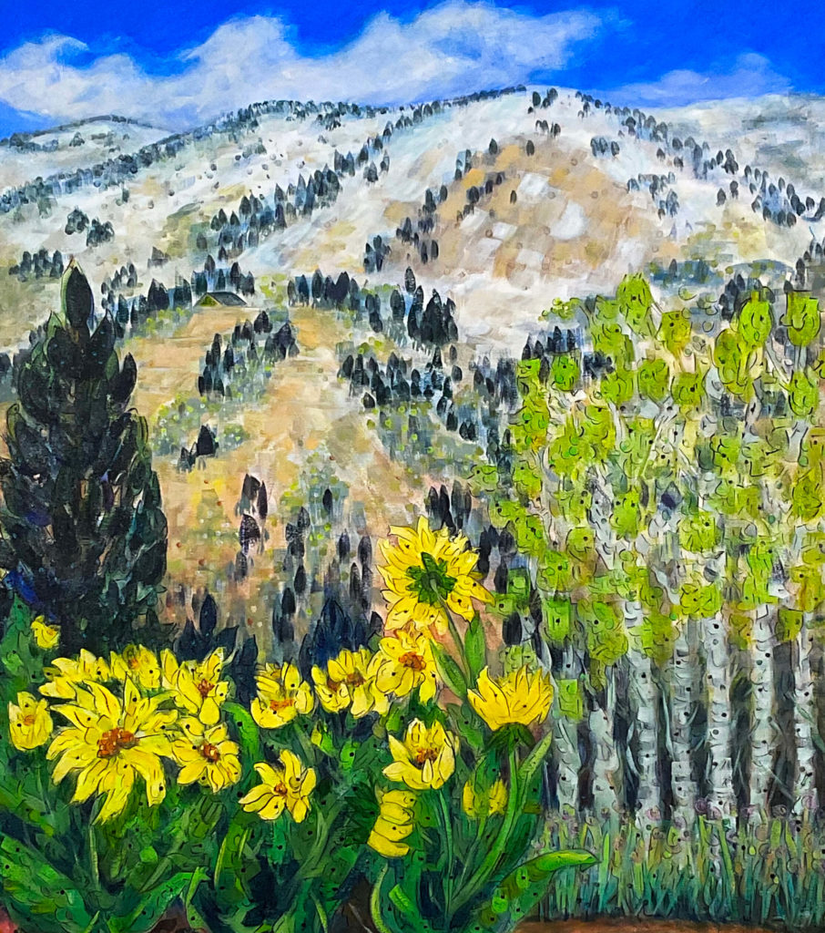 Spring Peak – art by Carol Jean | Steamboat Springs Contemporary Art